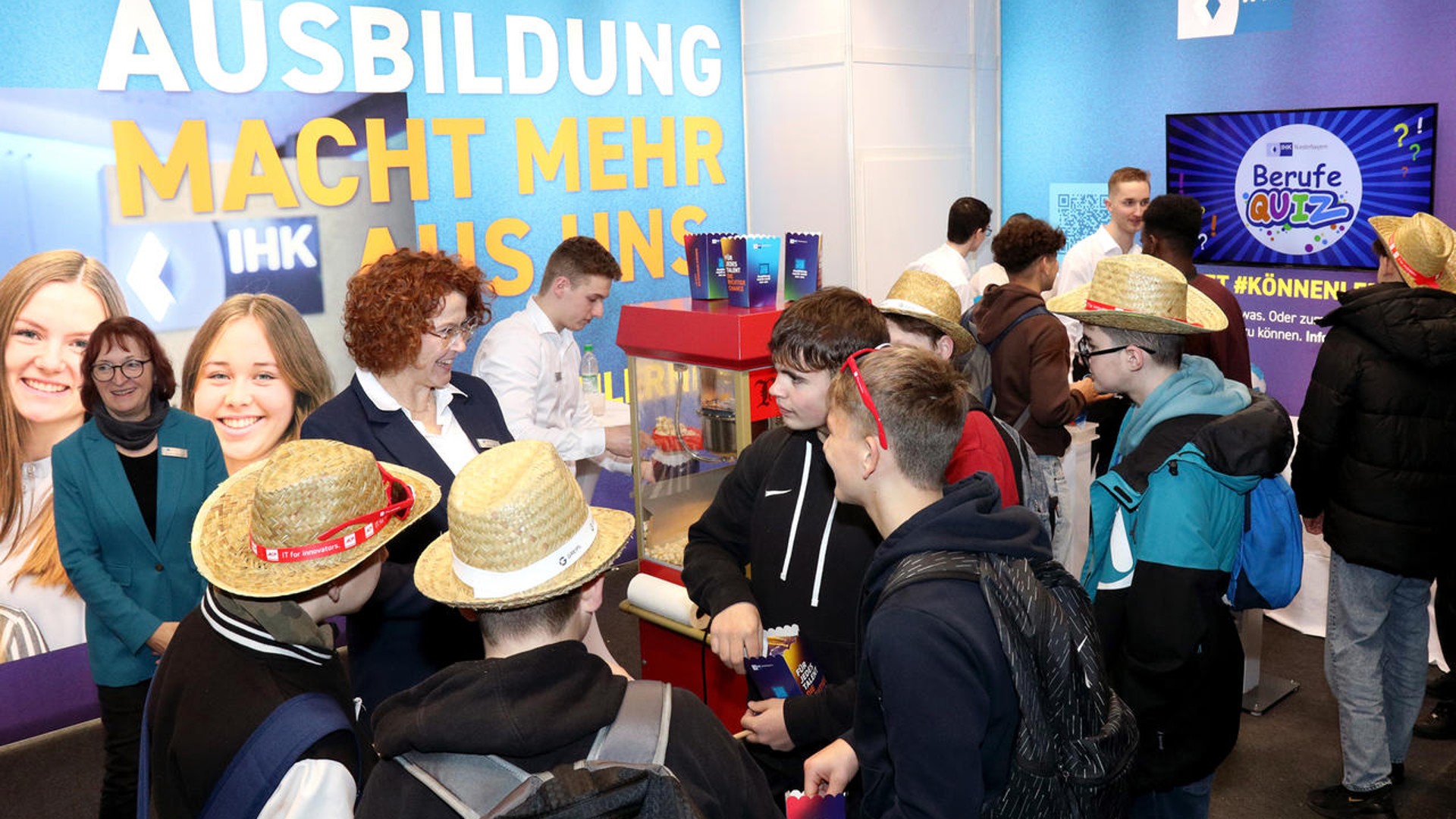 Ausbildungsmessen: Die IHK-Berater sind vor Ort